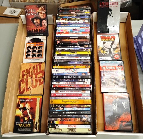 Huge DVD / Blue Ray Lot of (1500+) Movies TV Concerts Documentaries Box ...