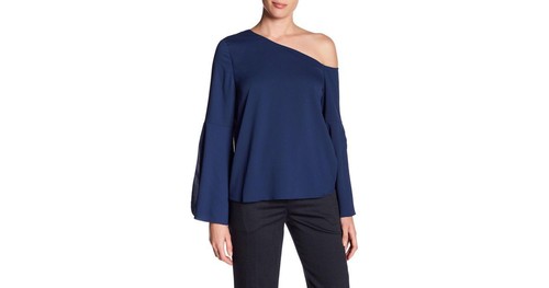NWT Cooper & Ella Elin Sheer One Shoulder Top S $138 | eBay
