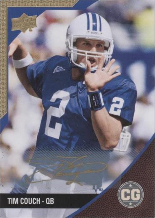 2014 Upper Deck Conference Greats - Tim Couch #52 Autographs (AU) for ...