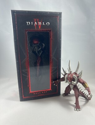 BUNDLE: Blizzard Diablo IV Hell Key Replica + Mini Diablo Figure | eBay