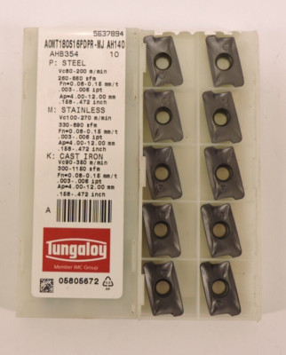 Tungaloy AOMT1805169PDPR-MJ AH140, 5805672, 10pk | eBay