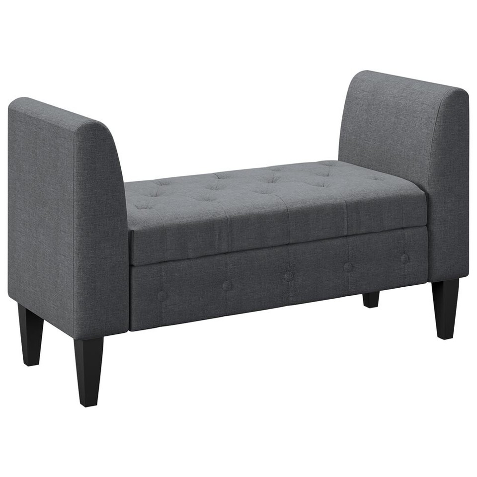 Chesterfield Storage Ottoman Footstool End of Bed Sofa Bench Window ...