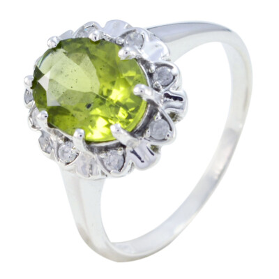 Homemade Jewelry Peridot Promise Rings For Good Friday Gift AU | eBay ...