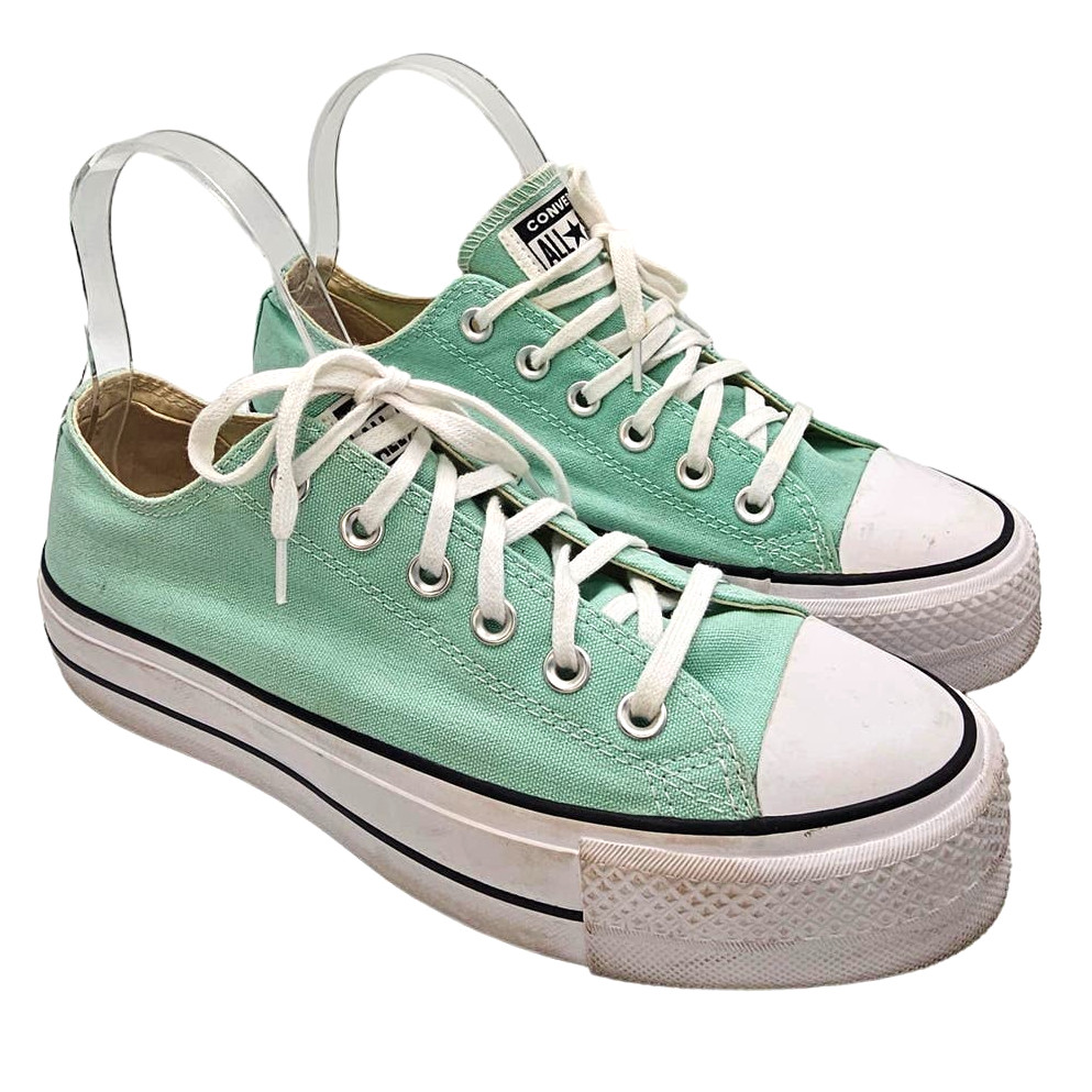 Converse Chuck Taylor Mint Green Platform Sneaker - Gem