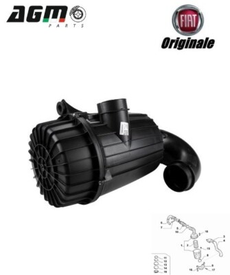 SCATOLA COMPLETA FILTRO ARIA AIRBOX ORIGINALE FIAT DUCATO 2.0 D ...