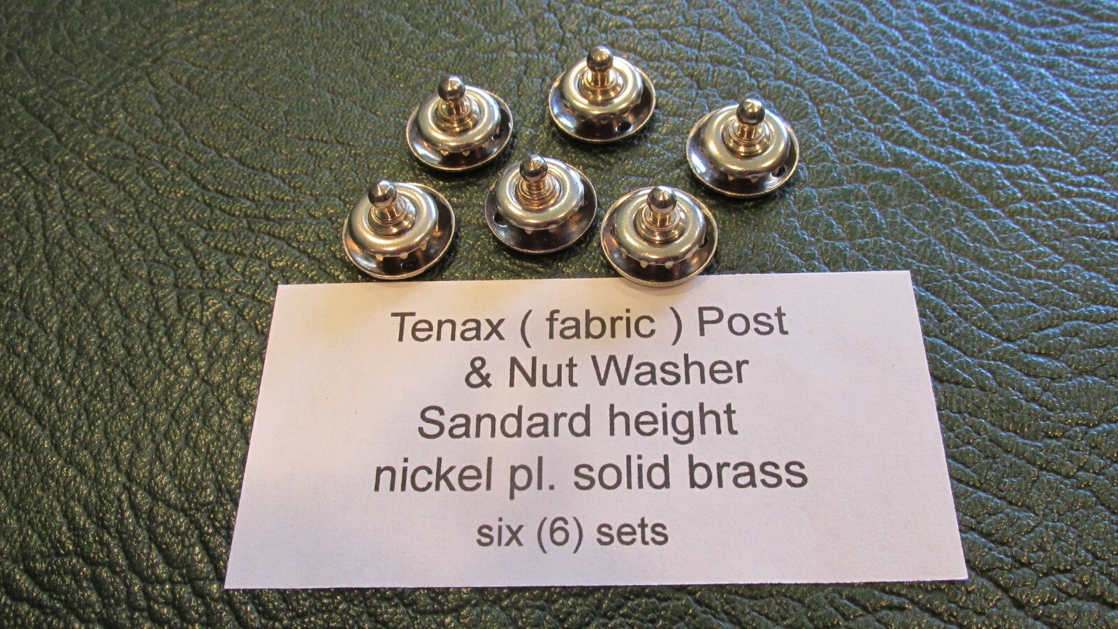 TENAX Pull FASTENER STD Post & Nut (6) six sets Non rusting convertible ...