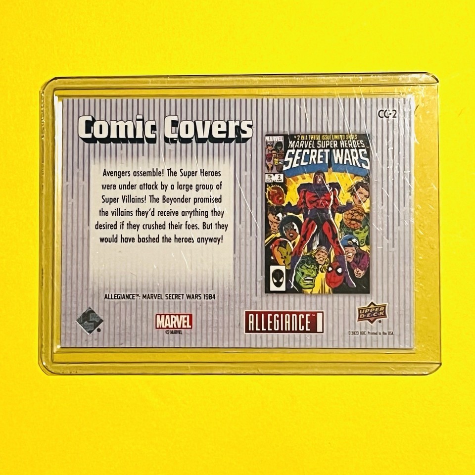 2024 Upper Deck Marvel Secret Wars Allegiance Comic Covers CC-2 | eBay