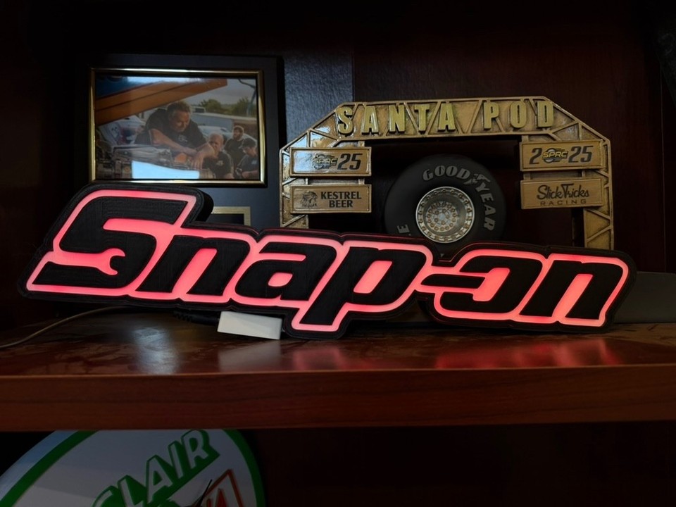 Snap-On LED Sign | Garage, Shop, Man Cave Wall Decor | 15” x 4” | eBay