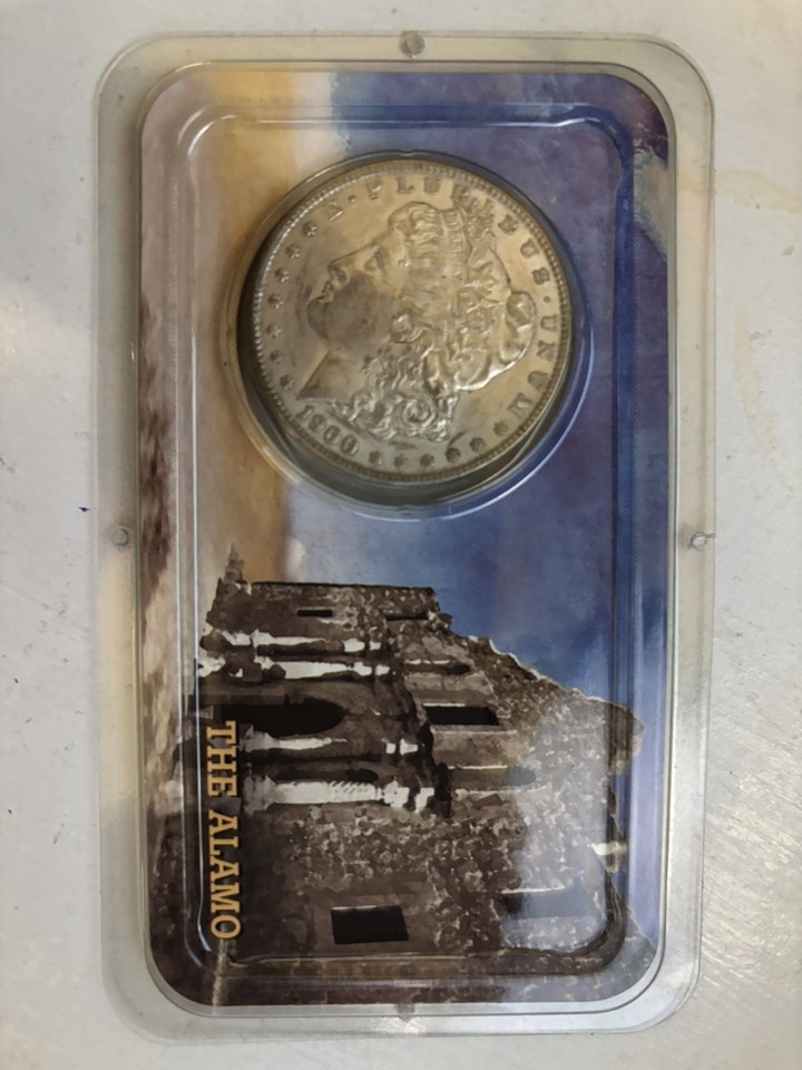 1900-O Morgan Silver Dollar XF The Alamo Series Littleton | eBay