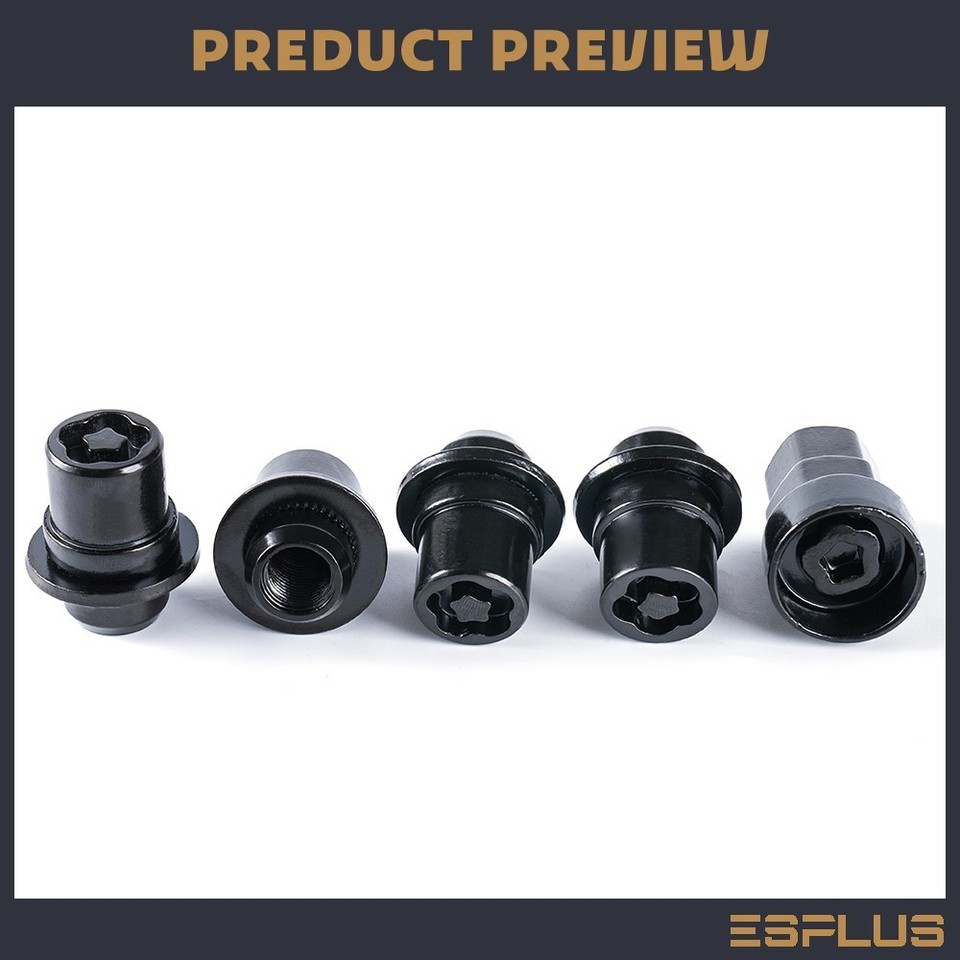 4 Pc Toyota OEM Wheel Lock Black M12x1.5 Fit Corolla/Prius/Highlander ...