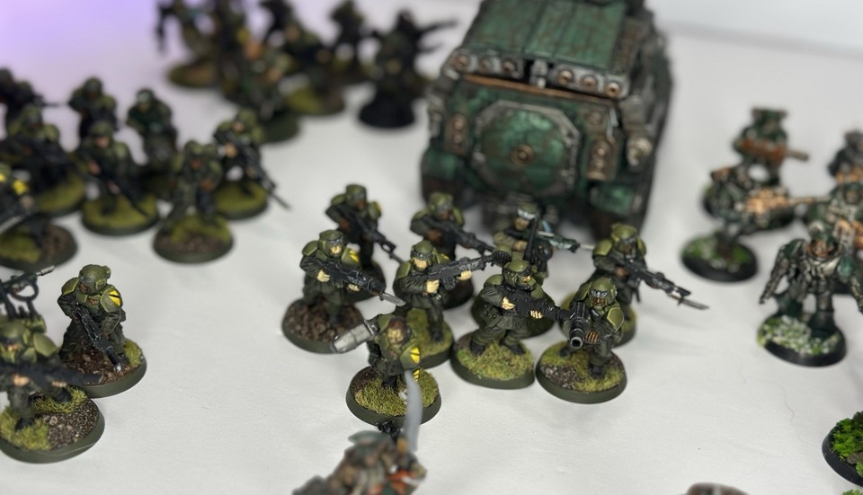 Commissar, Tempestus Commander, 3 Tempestus Scion Squads, Taurox Prime ...