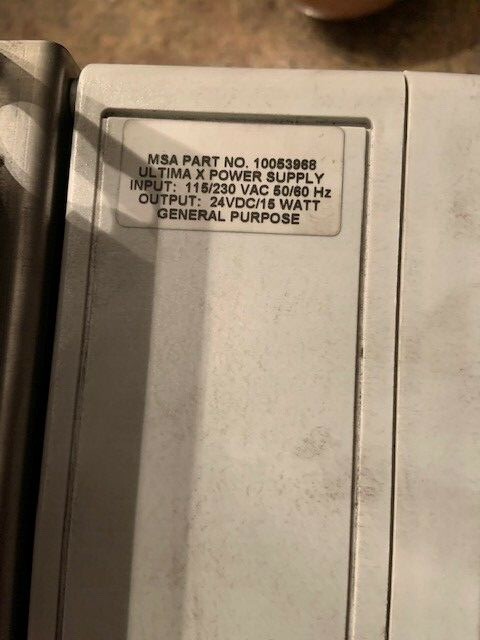 MSA Ultima XA 10053968 Gas Monitor Power Supply | eBay