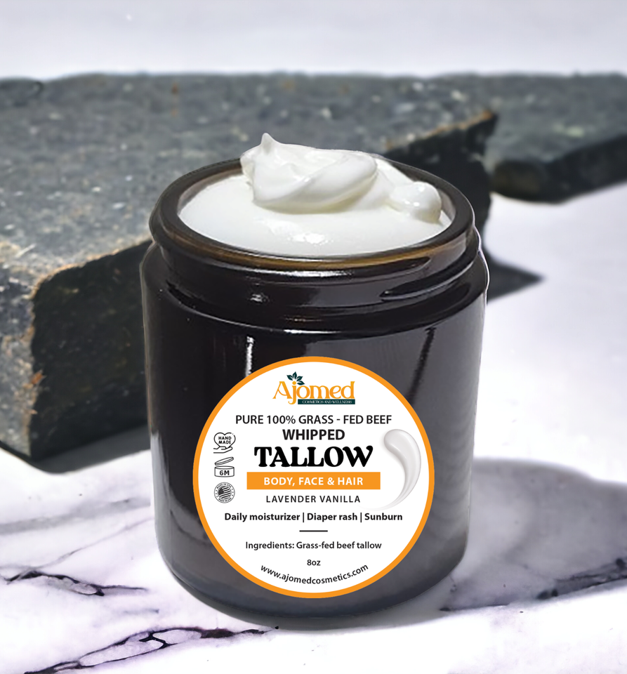 Whipped Tallow face Cream-Handmade Grass-Fed Beef Tallow balm ...