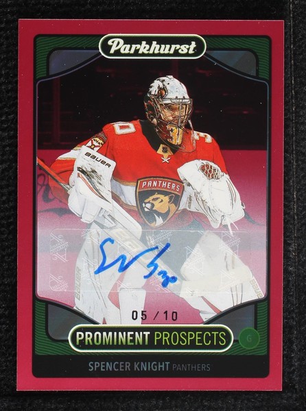 2021-22 Upper Deck Parkhurst - Prominent Prospects Red Autos #PP3 ...