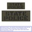 Bundle Set 2 State Police Reflective Patches Plate Carrier Marshal ...