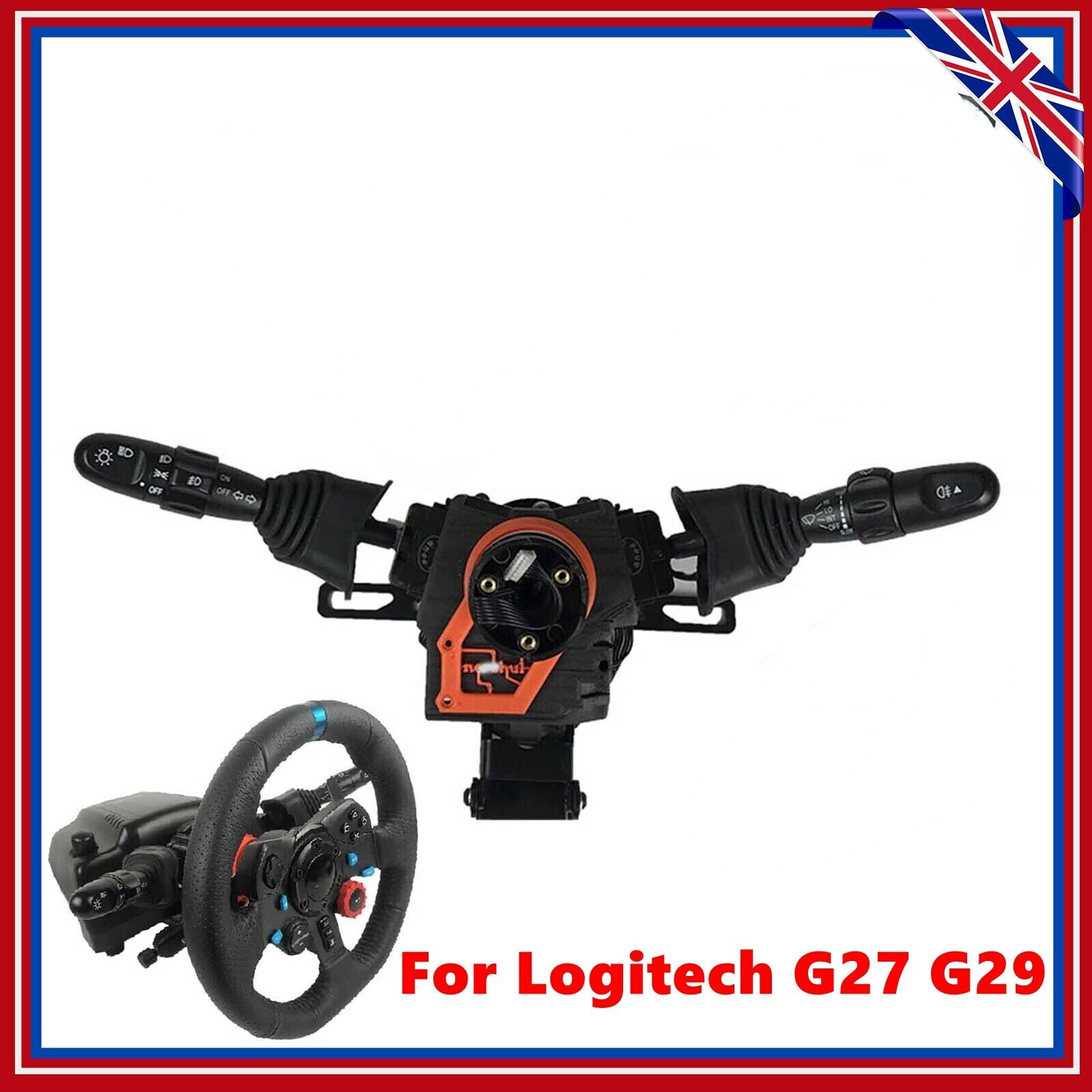 UK Simulator Steering Wheel Turn Signal Wiper Lever Switch For Logitech ...