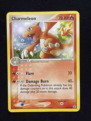 Pokemon Card - Charmeleon EX FireRed & LeafGreen 31/112 Reverse HOLO | eBay