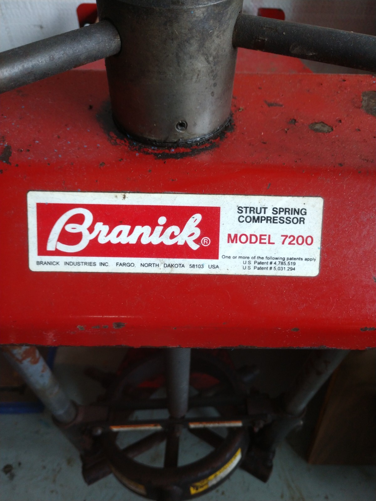 Branick Strut Spring Compressor Model 7200 LOCAL PICKUP ONLY OHIO | eBay