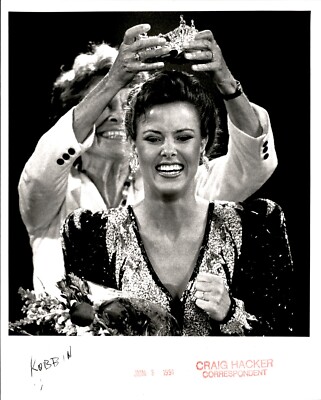LG987 1991 Original Craig Hacker Photo ROBBIN WASSON MISS KANSAS ...