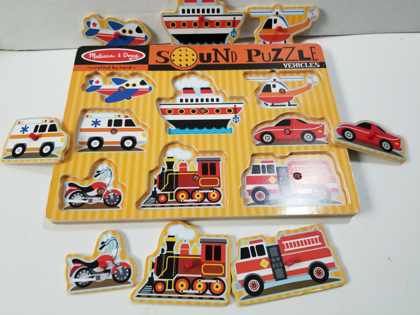Melissa and Doug Sound Puzzle Vehicles | eBay