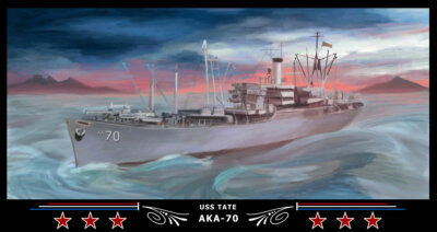 Navy Emporium USS Tate AKA-70 Art Print | eBay