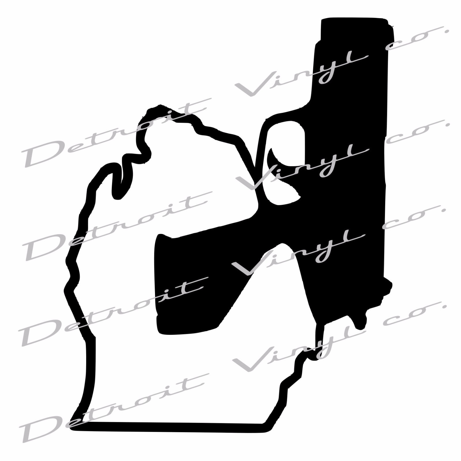 Michigan Holding Gun SIG, SIG Sauer Michigan Pistol 6"x6" Decal | eBay