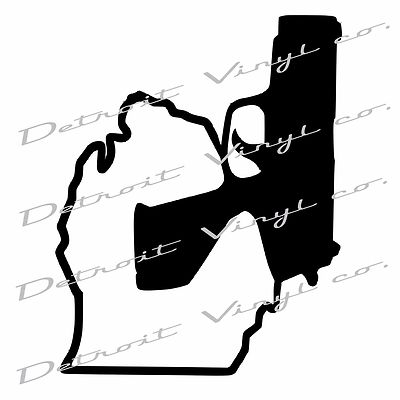 Michigan Holding Gun SIG, SIG Sauer Michigan Pistol 6"x6" Decal | eBay