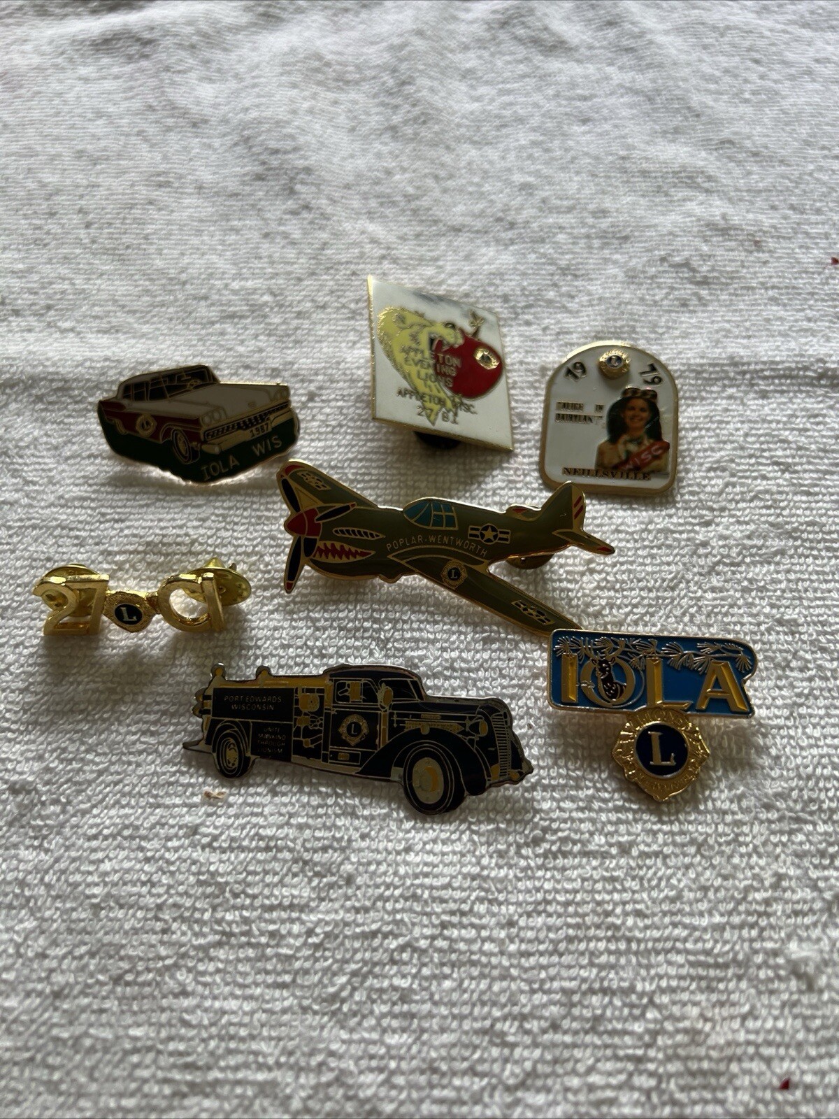 Vintage Lions Club Vest Pins - Lot of 7 Pins | eBay