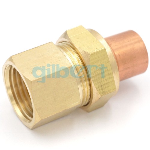 1/2" BSP x 15mm Brass Female Thread Socket Union to Copper End Feed Pipe Fitting | eBay