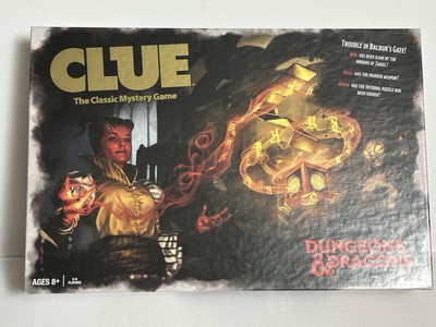 Dungeons & Dragons Clue Board Game Complete D&D Hasbro 2019 Complete ...