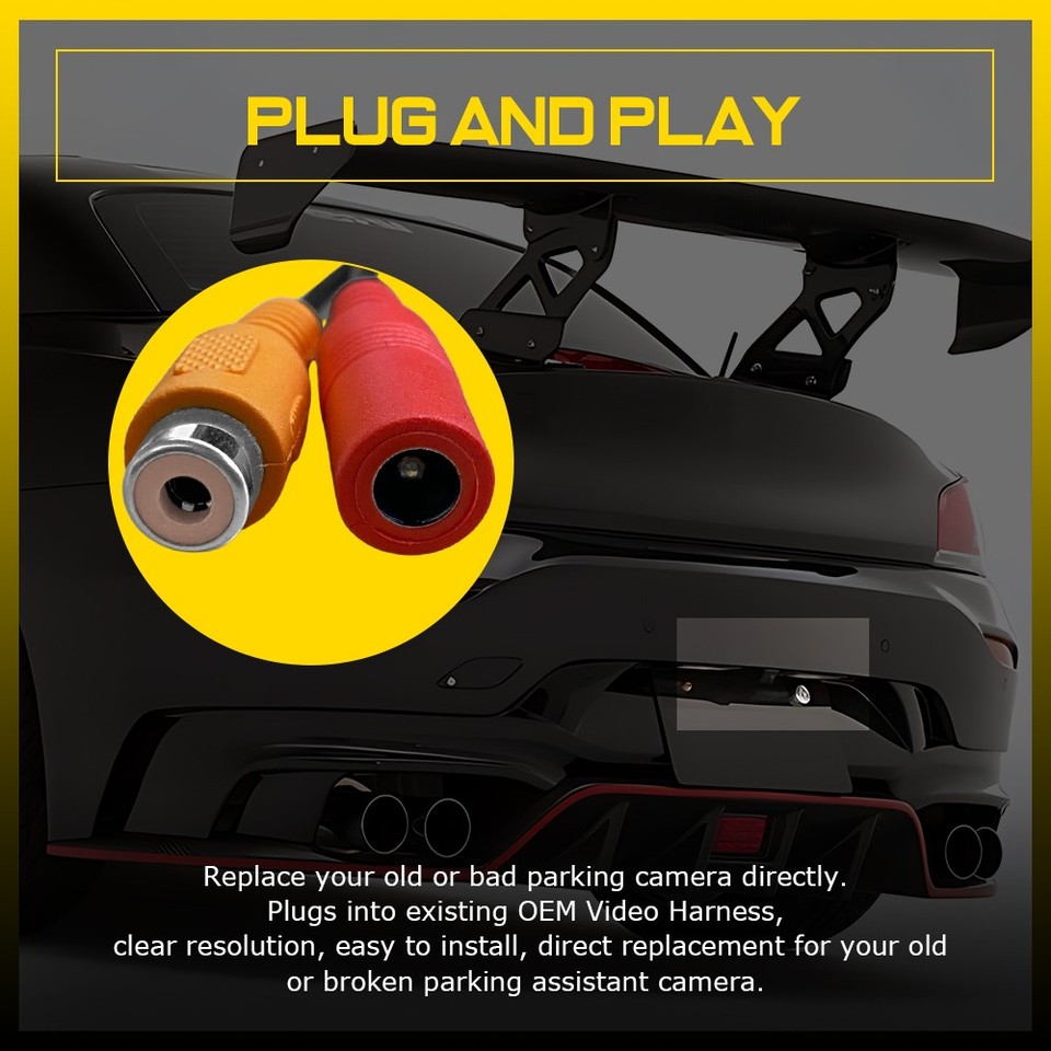 Car Rear View Camera For BMW 1 Series E81 E82 F20 F21 170°CCD Number ...