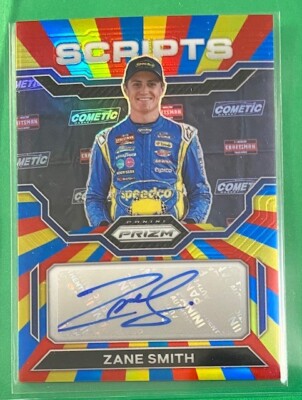 2023 PANINI PRIZM RACING RAINBOW SCRIPTS AUTOGRAPH ZANE SMITH #07/24 | eBay