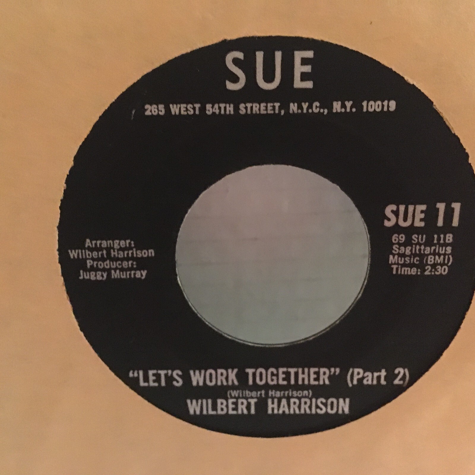WILBERT HARRISON 45 SINGLE , LET,S WORK TOGETHER ( PART 1 & 2 ) | eBay