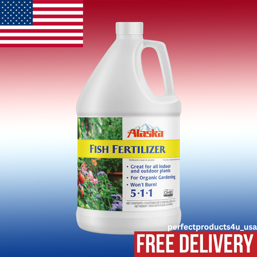 Alaska Fish Emulsion Plant Food, 5-1-1 Fertilizer, 1 gal | eBay