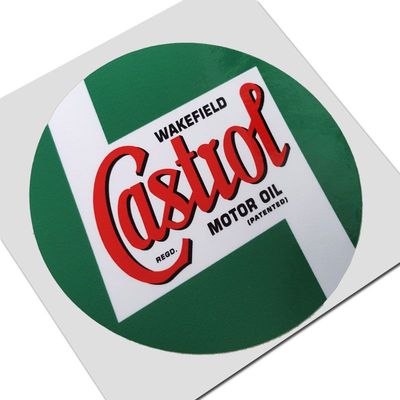 CASTROL WAKEFIELD RETRO oil motorcycle decals custom graphics stickers ...
