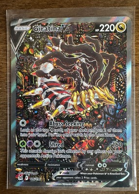 Giratina V Alt Art Lost Origin 186 196 Alternate Full Art Pokemon Tcg