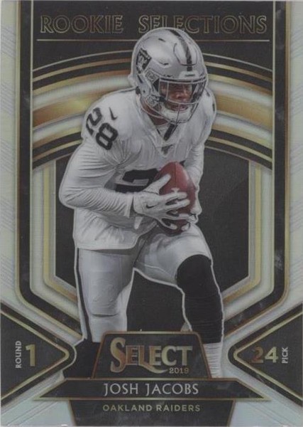 2019 Panini Select - Rookie Selections Silver Prizm #5 Josh Jacobs (RC ...