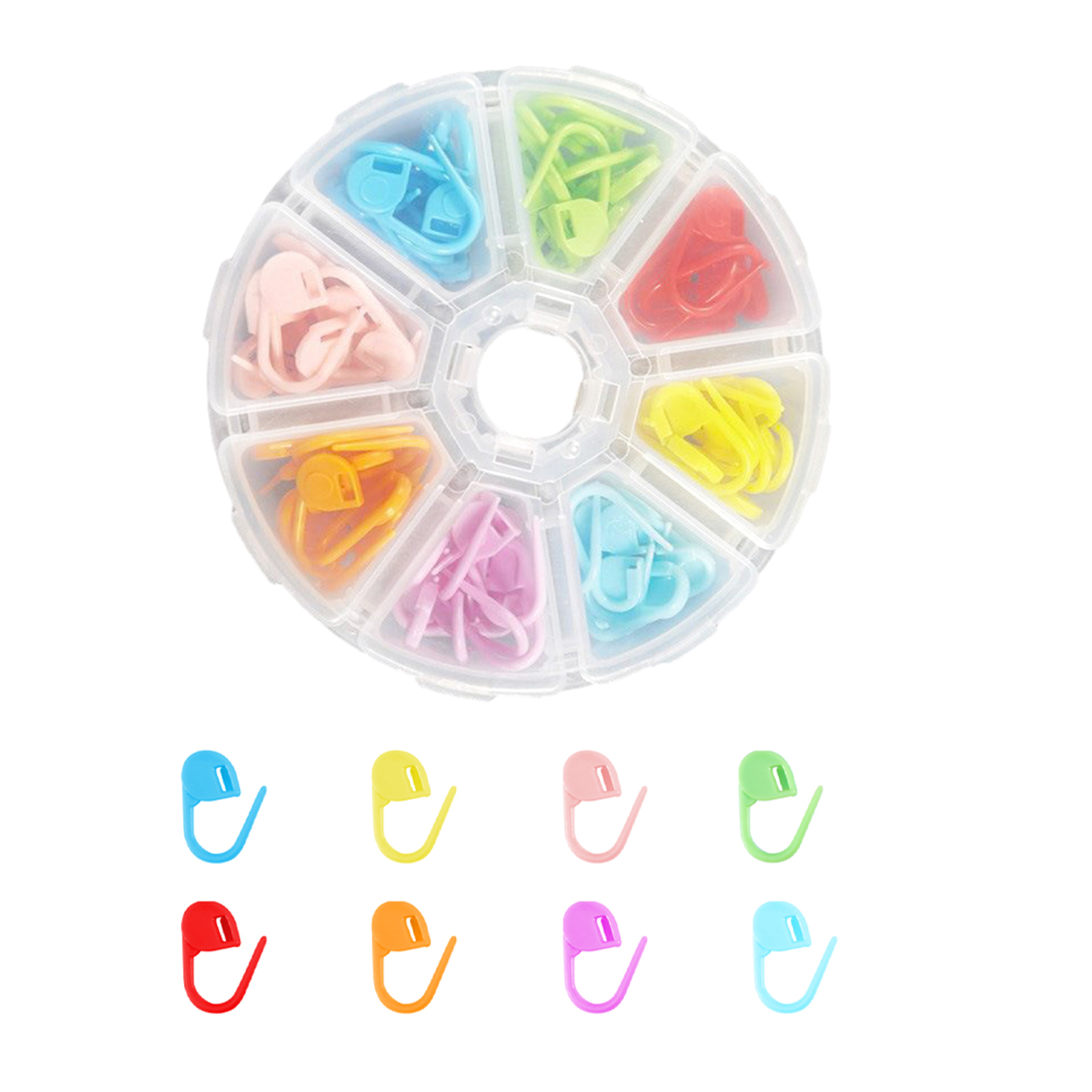 121pcs/set Knitting Tool Crochet Stitch Marker DIY Locking Clip With ...