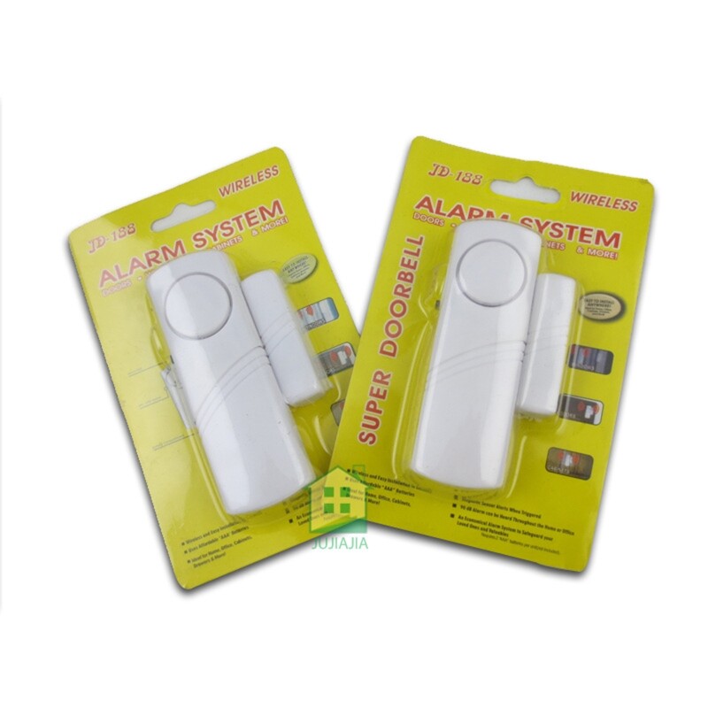 Door Alarm Wireless Window Contact Sensor 90dB Alarm Sensor Chime ...