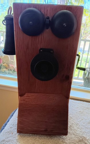 UNIQUE ANTIQUE WALL PHONE CABINET | eBay