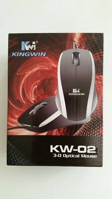 Kingwin KW-02 3D Optical Ergonomic Mouse, 3 Buttons, LED Lights | eBay