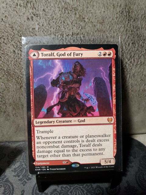 MTG Toralf, God of Fury // Toralf's Hammer Kaldheim 154/285 Regular ...