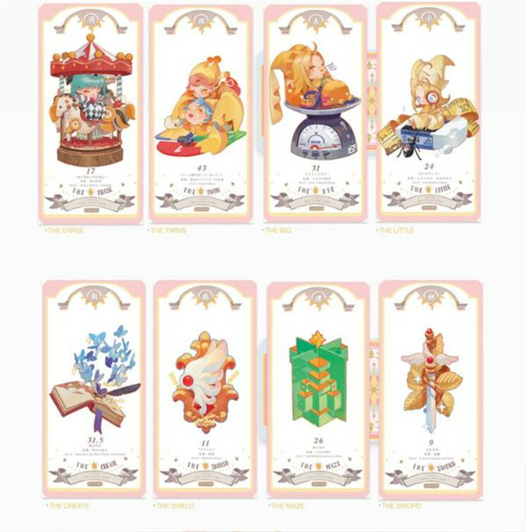Card Captor Sakura Clow Card Pink Magic Book Box 50 Piece Set ...
