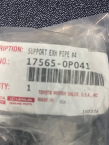 Genuine Toyota Exhaust Pipe Hanger or Support 17565-0P041 | eBay