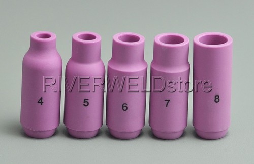TIG KIT Alumina Nozzle 10N46~10N50 Fit TIG Torch DB PTA SR WP 17 18 26 ...