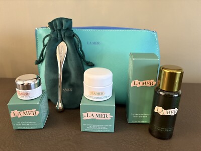 LA MER 4pc Set + Bag (NIB) Deluxe Samples | eBay