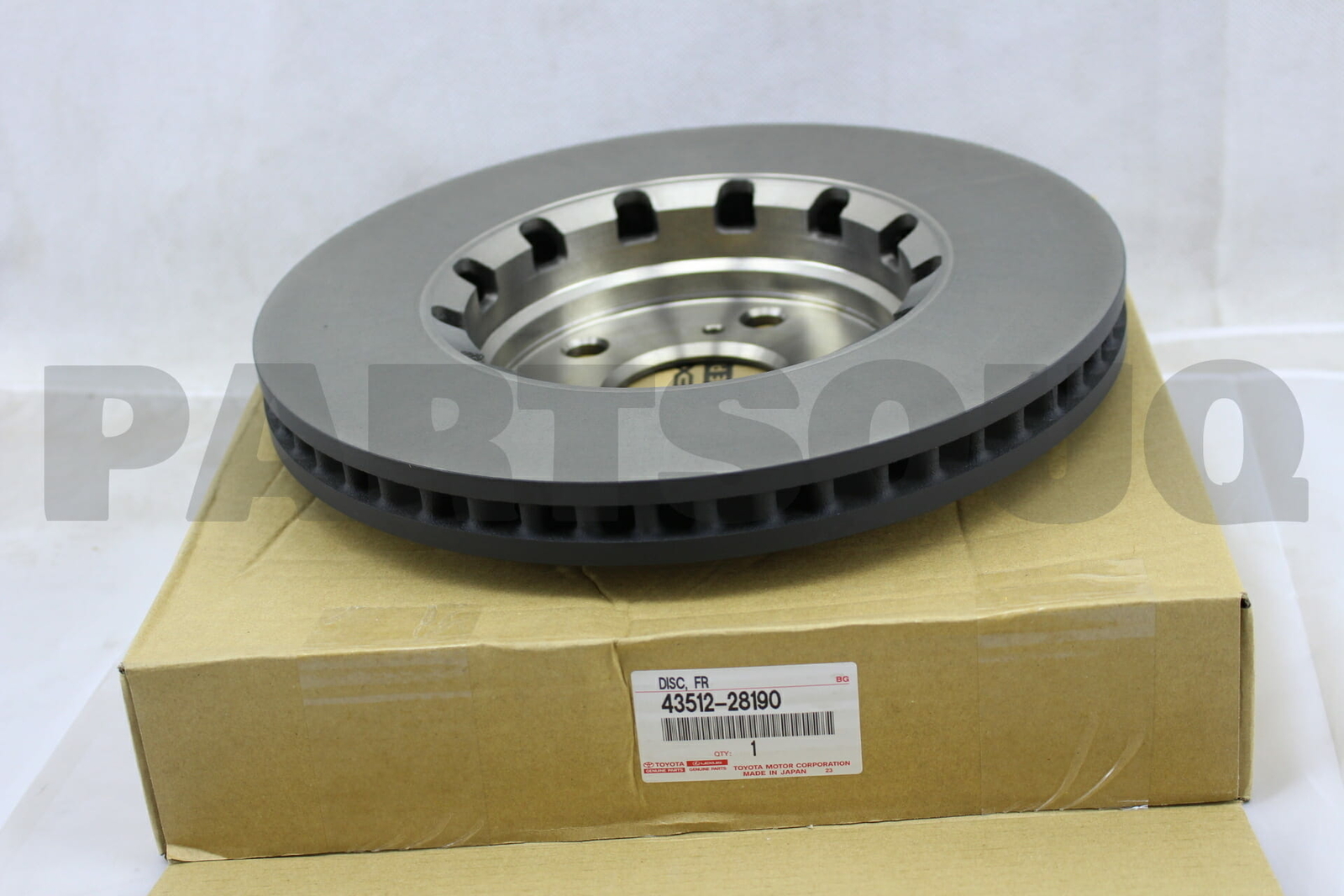 4351228190 Genuine Toyota DISC, FRONT 43512-28190 | eBay