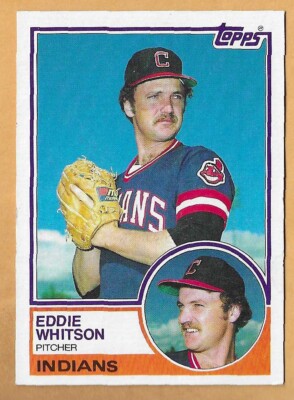 EDDIE WHITSON CLEVELAND INDIANS #429 - TOPPS NM-MT 1983 | eBay