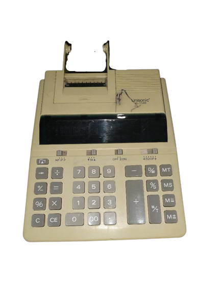 Unisonic XL-1149 Calculator Printer Display 10 Digit 4 Key Memory ...