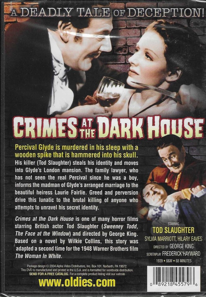 Crimes at the Dark House (DVD, 1940) New 89218455796| eBay